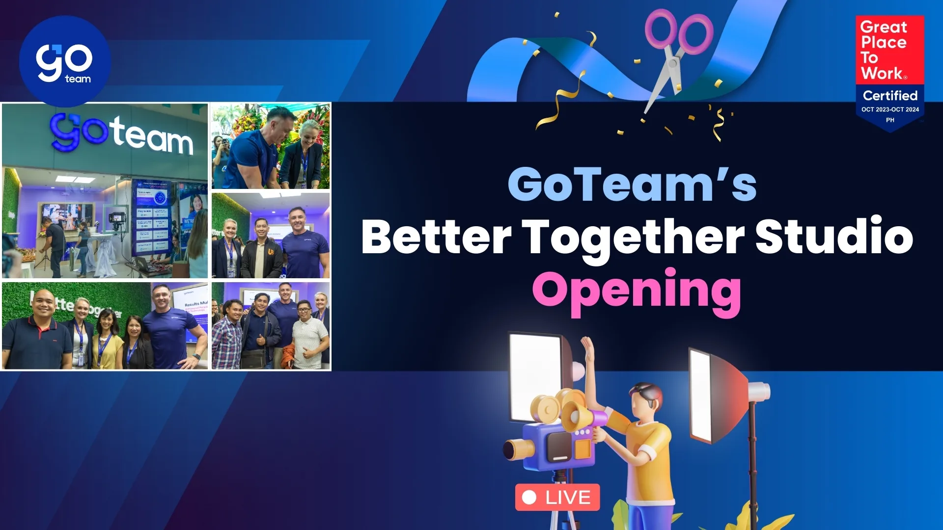 GoTeam’s Better Together Studio Opening - GoTeam